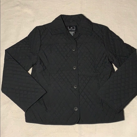 UD Utex Design | Jackets & Coats | Black Quilted Jacket | Poshmark